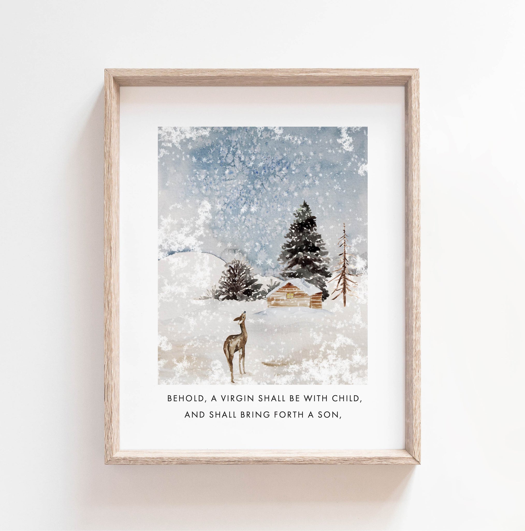 Matthew 1:22-23 Emmanuel Set of 3 Printables, Christmas Scripture ...