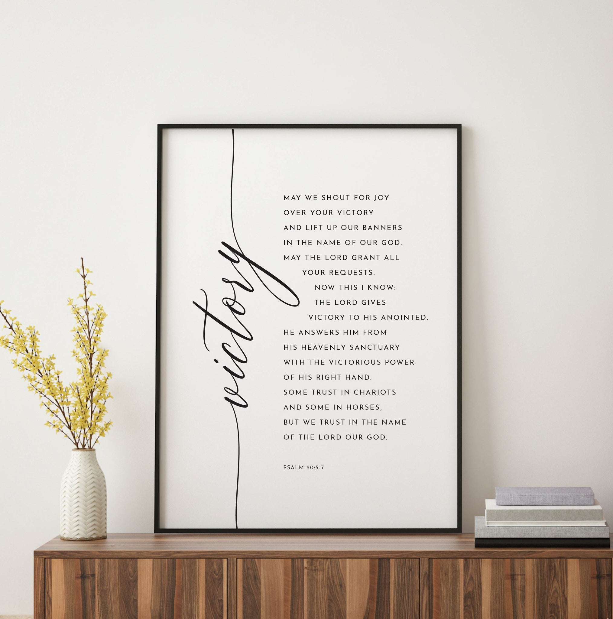 Psalm 20:5-7 Victory Printables, Modern Scripture – KAMDesignHaus